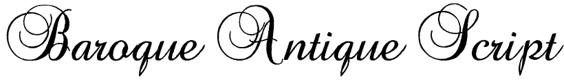 Baroque Antique Script: Baixar Fonte Grátis | MaisFontes