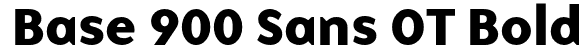 Base 900 Sans OT Bold Font: Free Download | MaisFontes