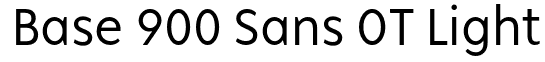 Base 900 Sans OT Light Font: Free Download | MaisFontes