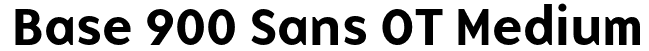 Base 900 Sans OT Medium Font: Free Download | MaisFontes