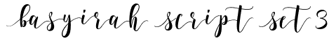 Basyirah Script Set 3: Free Font Download | MaisFontes