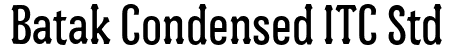 Batak Condensed ITC Std: Free Font Download | MaisFontes