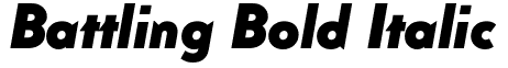 Battling Bold Italic Font: Free Download | MaisFontes