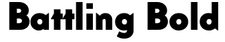 Battling Bold Font: Free Download | MaisFontes