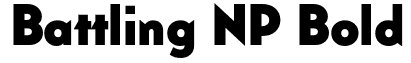 Battling NP Bold Font: Free Download | MaisFontes