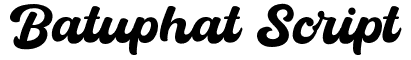 Batuphat Script：免费字体下载 | MaisFontes