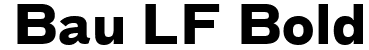Bau LF Bold: Free Font Download | MaisFontes