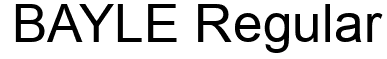 BAYLE Regular: Free Font Download | MaisFontes