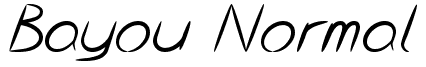 Bayou Normal: Free Font Download | MaisFontes