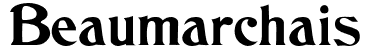 Beaumarchais Font: Free Download | MaisFontes