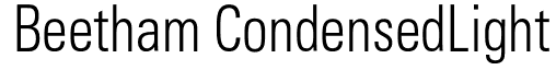 Beetham CondensedLight: Free Font Download | MaisFontes