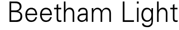 Beetham Light: Free Font Download | MaisFontes