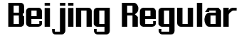 Beijing Regular: Free Font Download | MaisFontes