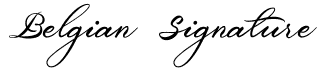 Belgian Signature Font: Free Download | MaisFontes