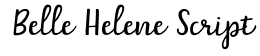 Belle Helene Script: Free Font Download | MaisFontes