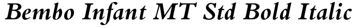 Bembo Infant MT Std: Free Font Download | MaisFontes