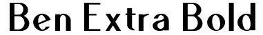Ben Extra Bold: Free Font Download | MaisFontes
