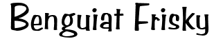 Benguiat Frisky Font: Free Download | MaisFontes