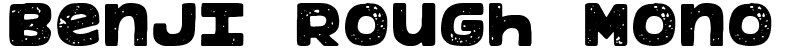 Benji Rough Mono: Free Font Download | MaisFontes