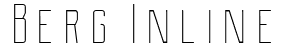 Berg Inline: Free Font Download | MaisFontes