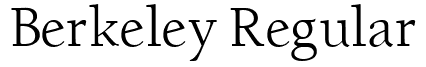 Berkeley Regular: Free Font Download | MaisFontes