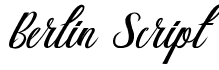 Berlin Script: Free Font Download | MaisFontes