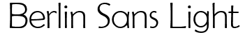 Berlin Sans Light Font: Free Download | MaisFontes