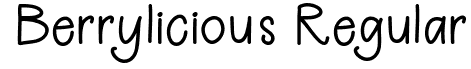 Berrylicious Regular Font: Free Download | MaisFontes