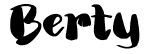 Berty: Free Font Download | MaisFontes