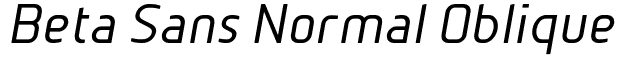 Beta Sans Normal Oblique: Free Font Download | MaisFontes
