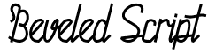 Beveled Script Font: Free Download | MaisFontes