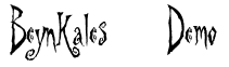 Beynkales Demo: Descargar Fuente Gratis | MaisFontes