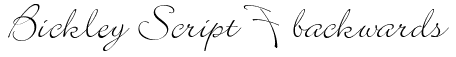 Bickley Script: Download Free Font | MaisFontes
