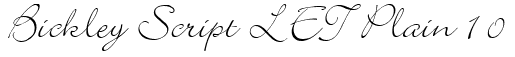 Bickley Script: Download Free Font | MaisFontes