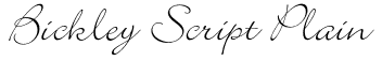 Bickley Script: Download Free Font | MaisFontes