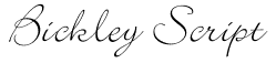 Bickley Script: Download Free Font | MaisFontes