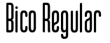 Bico Regular: Free Font Download | MaisFontes