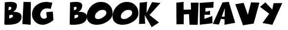 Big Book Heavy: Free Font Download | MaisFontes