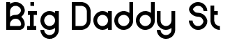 Big Daddy St Font: Free Download | MaisFontes