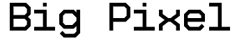 Big Pixel: Free Font Download | MaisFontes