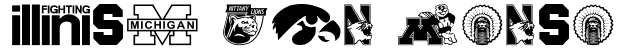 Big Ten Mania Font: Free Download | MaisFontes