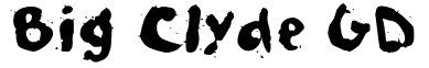 Big Clyde GD: Free Font Download | MaisFontes