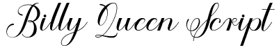 Billy Queen Script: Free Font Download | MaisFontes