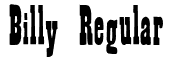 Billy Regular: Baixar Fonte Grátis | MaisFontes