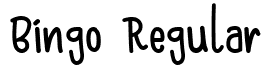 Bingo Regular: Free Font Download | MaisFontes