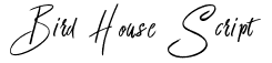 Bird House Script: Baixar Fonte Grátis | MaisFontes
