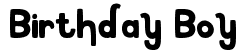 Birthday Boy: Free Font Download | MaisFontes