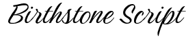 Birthstone Script Font: Free Download | MaisFontes