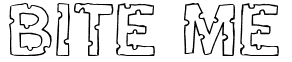 Bite me Font: Free Download | MaisFontes