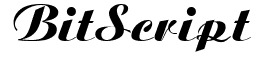 BitScript: Free Font Download | MaisFontes
